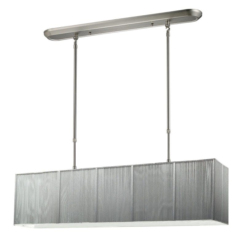 36" 4 Light Contemporary Box Style Billiard Light - BilliardLux